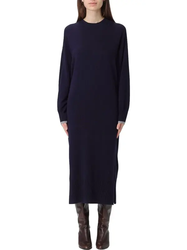 Pinko Long Sleeve Dress - Blue