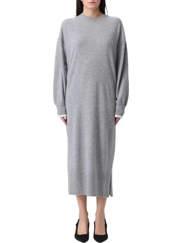 Pinko Long Sleeve Dress - Grey