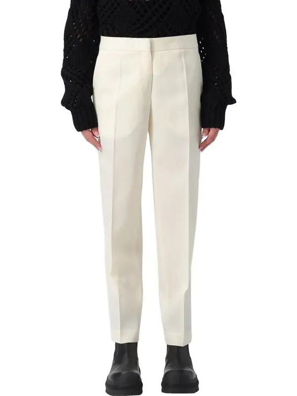 JIL SANDER Trousers - Ecru