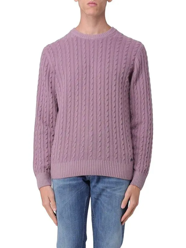 BROOKSFIELD Crew Neck Pullover - Orchid