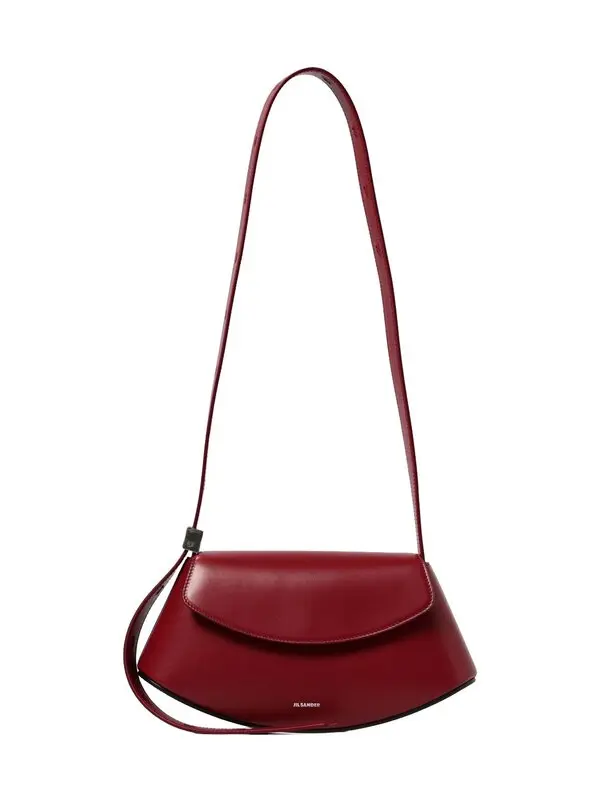 JIL SANDER Crossbody Bag - Burgundy