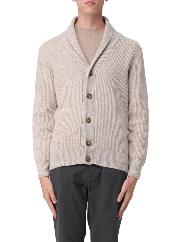 BROOKSFIELD Shawl Collar Cardigan - Beige