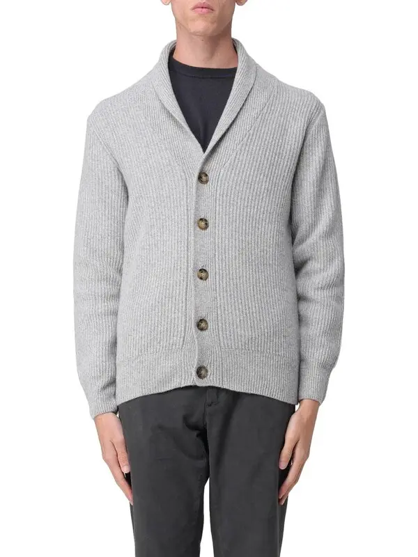 BROOKSFIELD Shawl Collar Cardigan - Grey