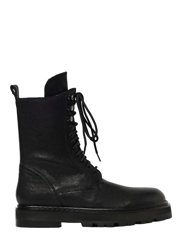 Patrizia Pepe Lace-up Boots - Black