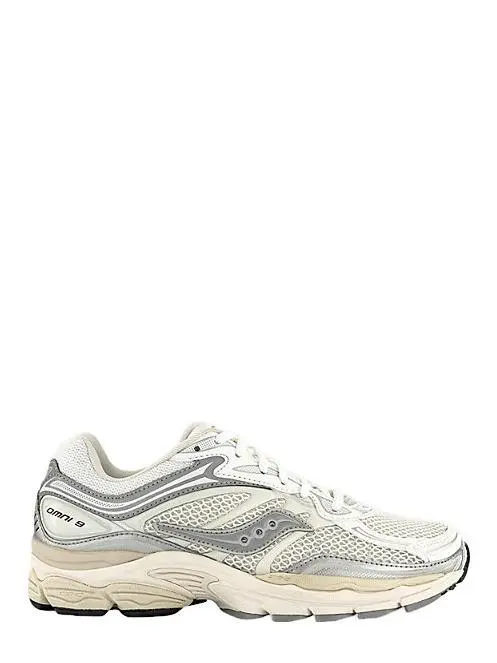 Saucony Progrid Omni Woven Trainers - White Silver