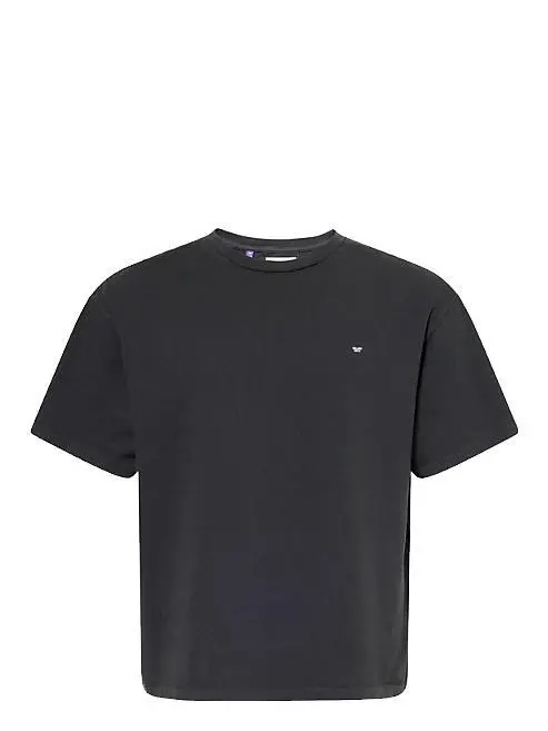 GALLERY DEPT. Micro Logo Cotton-jersey T-shirt - Washed Black