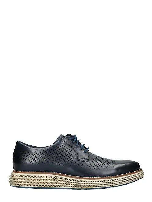 Cole Haan Originalgrand 2.0 Wingtip Leather Oxford Shoes - Navy
