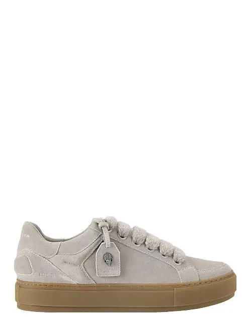 Kurt Geiger Southbank Suede Trainers - Grey/light