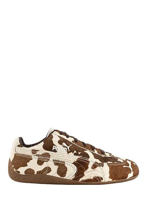 PUMA Speedcat Og Pony Hair Effect Trainers - Cow Print Brown