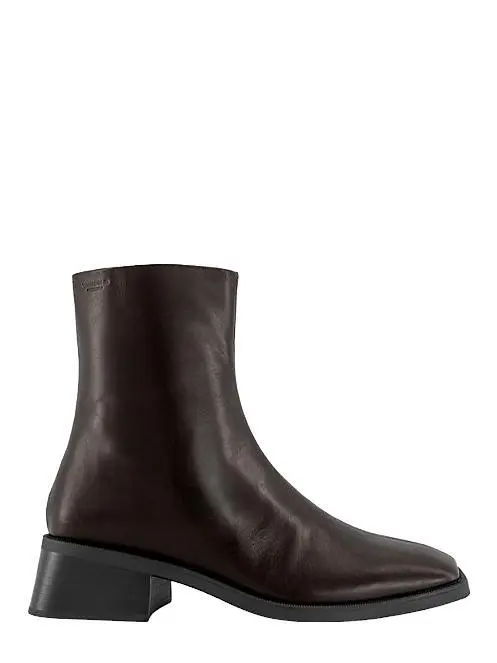 VAGABOND SHOEMAKERS Blanca Leather Ankle Boots - Chocolate