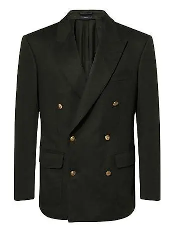 Dunhill Double-breasted Notched-lapel Cashmere Jacket - Harris Green