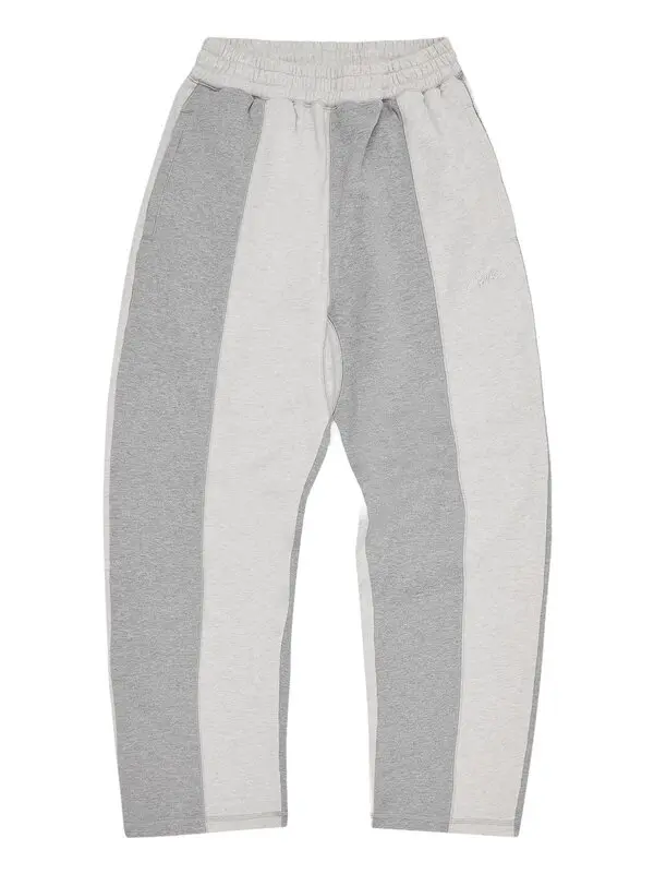 CORTEIZ Contrast Panel Open Hem Sweatpant - Grey