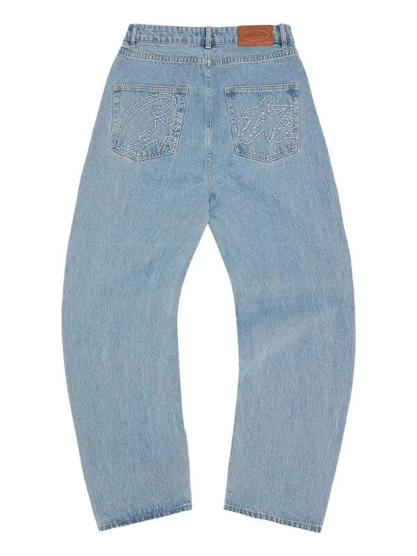 CORTEIZ Allstarz Denim Baggy Jeans - Blue