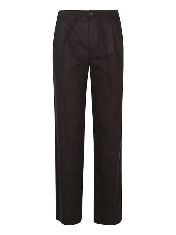 Loulou De Saison Harlem Straight Leg Pant - Brown