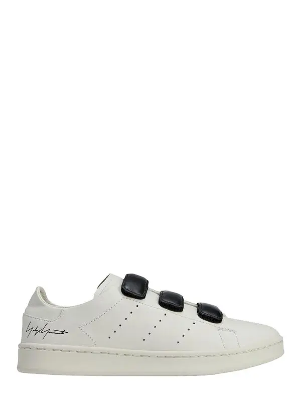 Adidas Y-3 Stan Smith Hook And Loop Sneakers - White