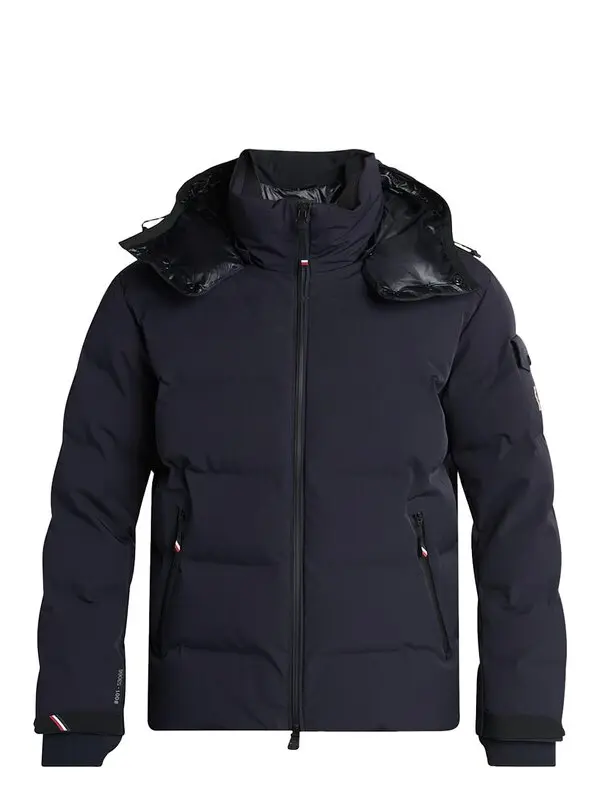 Moncler Stretch Nylon Montgetech Puffer Jacket - Navy