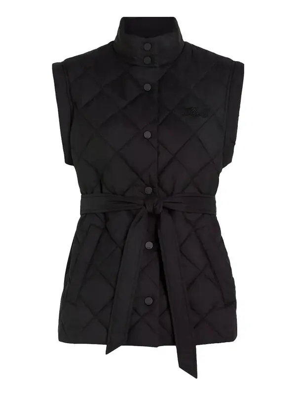 Karl Lagerfeld Lightweight Quilted Gilet - Black