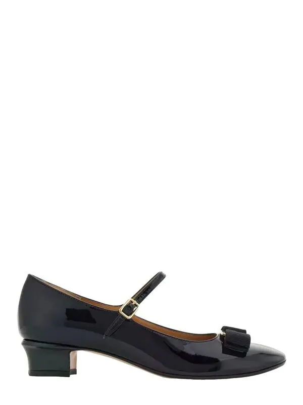FERRAGAMO 30mm Vara Bow-detail Mary Jane Pumps - Black