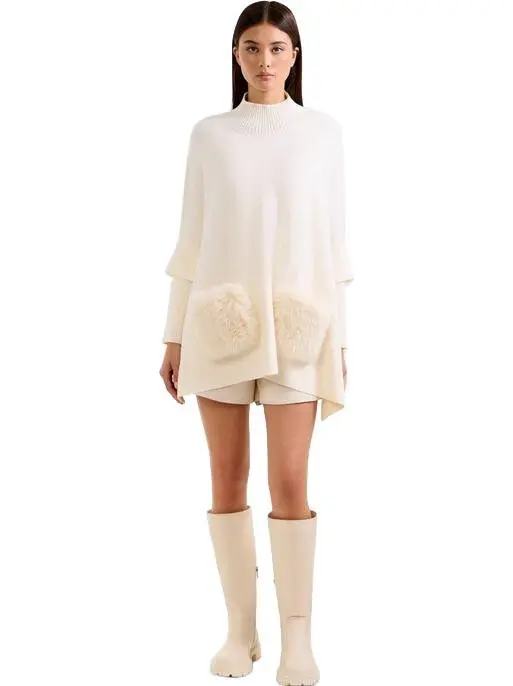 Rudsak Swoon Poncho - White