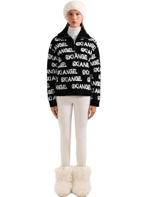 Rudsak Lydia Ski Angel Graphic Pullover - Black