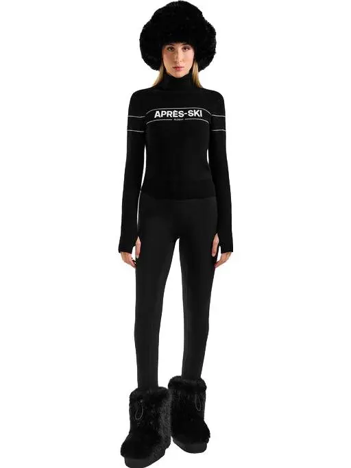 Rudsak Erika Apres-ski Turtleneck Sweater - Black