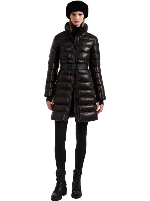 Rudsak Pelin X Leather Puffer - Black