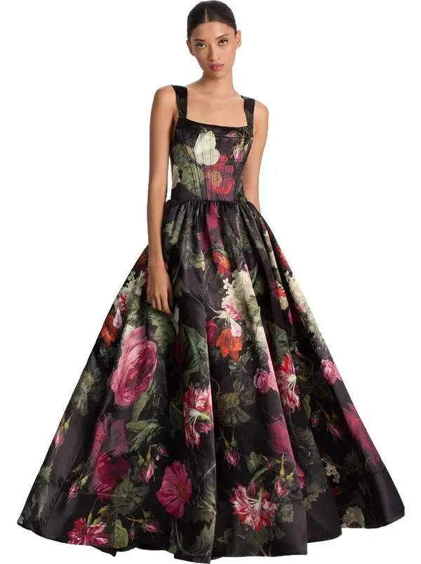 Alice + Olivia Guinevere Ballgown - Red