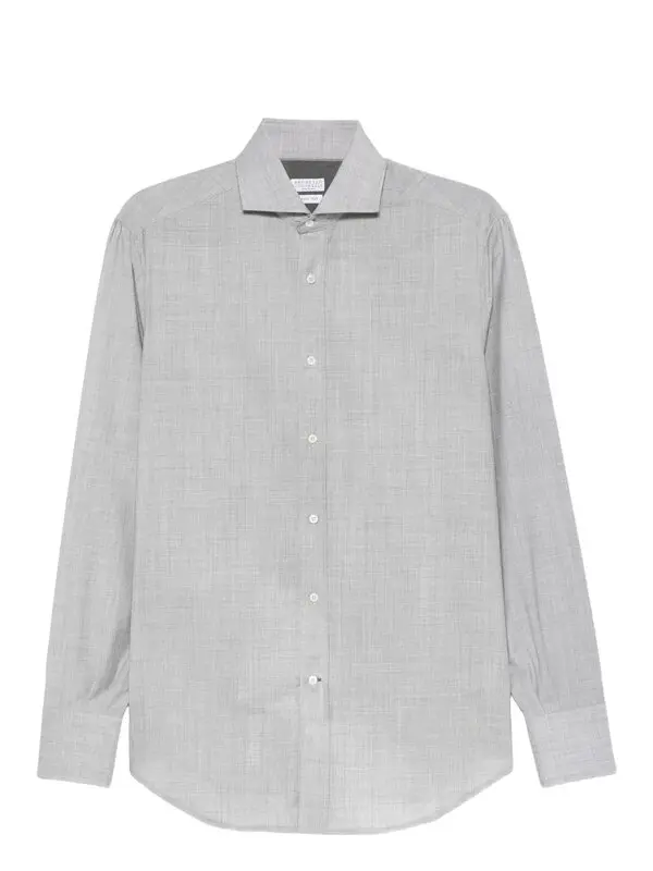 Brunello Cucinelli Long Sleeve Shirt - Grey