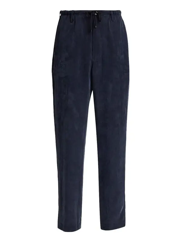 Dries Van Noten Penny Straight-leg Trousers - Navy