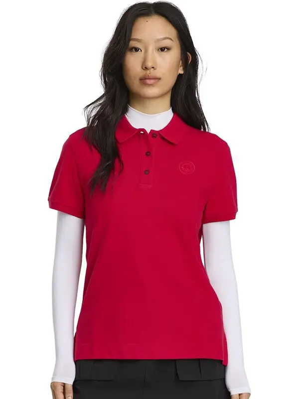 Canada Goose Almira Collared Polo - Carmine Red