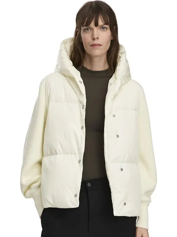 Canada Goose Hybridge® Astoria Knit Hoodie - Cottongrass
