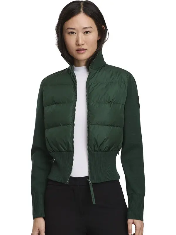 Canada Goose Hybridge® Wide Quilt Knit Jacket - Glade Green