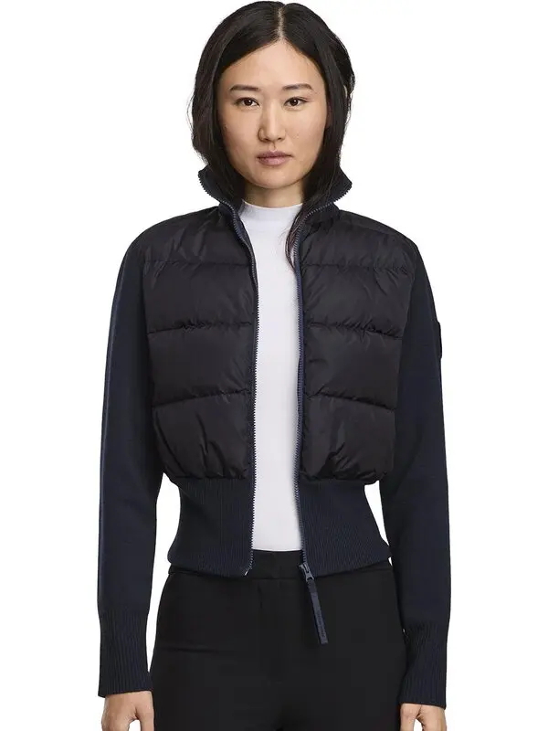 Canada Goose Hybridge® Wide Quilt Knit Jacket - Nocturne