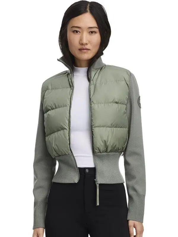 Canada Goose Hybridge® Wide Quilt Knit Jacket - Sagebrush