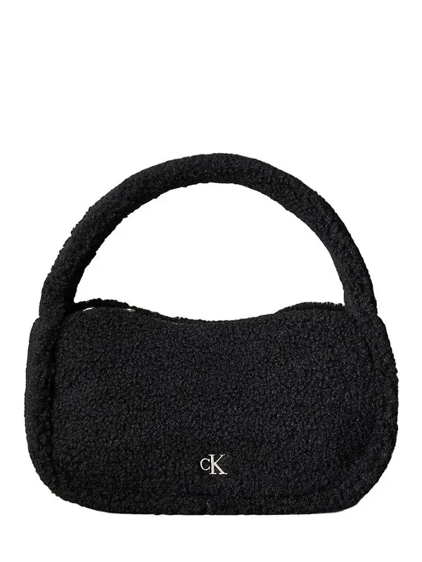 Calvin Klein Sherpa Shoulder Bag - Black