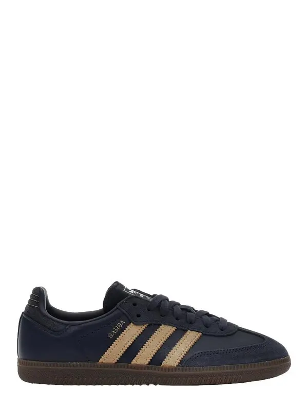 Adidas Samba Og Sneakers - Shadow Navy Blue/golden Beige/gum