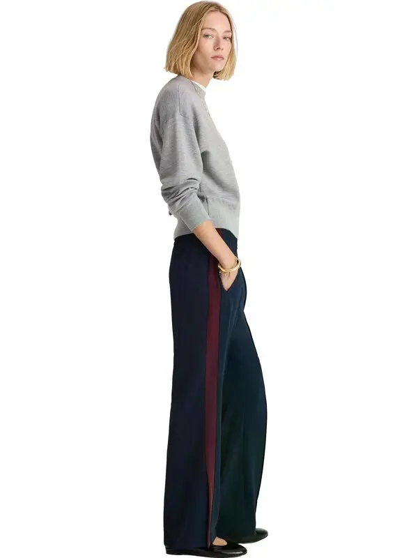 Madewell Bootcut Track Pants - Classic Navy