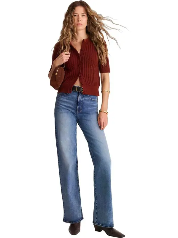 Madewell The Wide-leg Jean - Fairlawn Wash