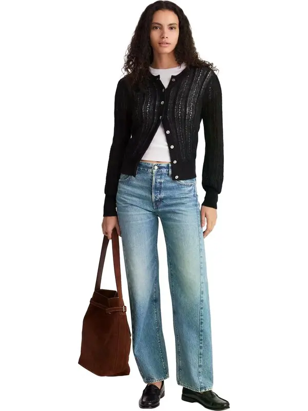Madewell Pieced Barrel-leg Jeans - Rockcastle Wash