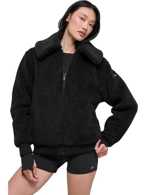 Alo Yoga Sherpa Downtown Jacket - Black