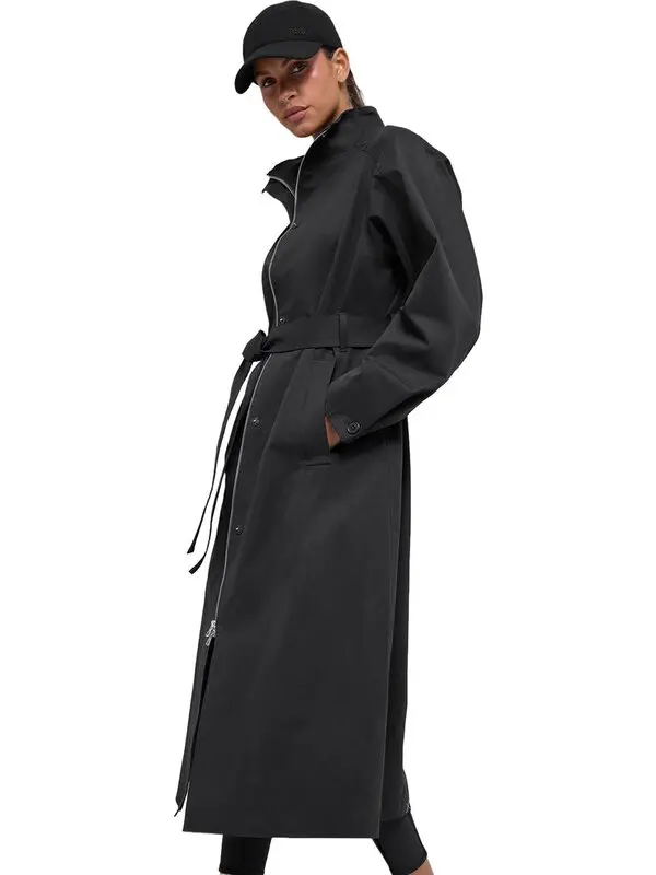 Alo Yoga Journey Trench Coat - Black