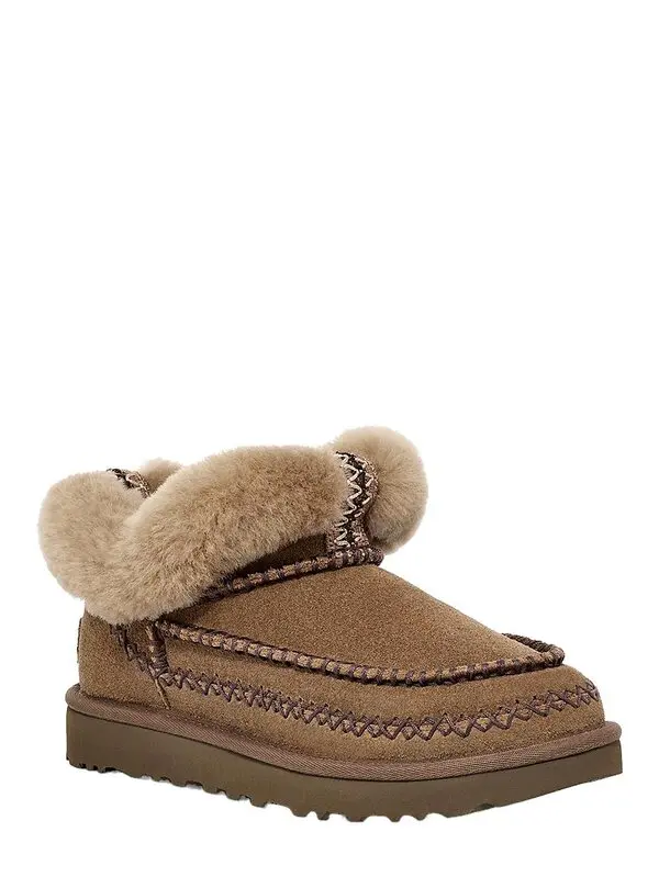 UGG Classic Ultra Mini Alpine Booties - Hickory