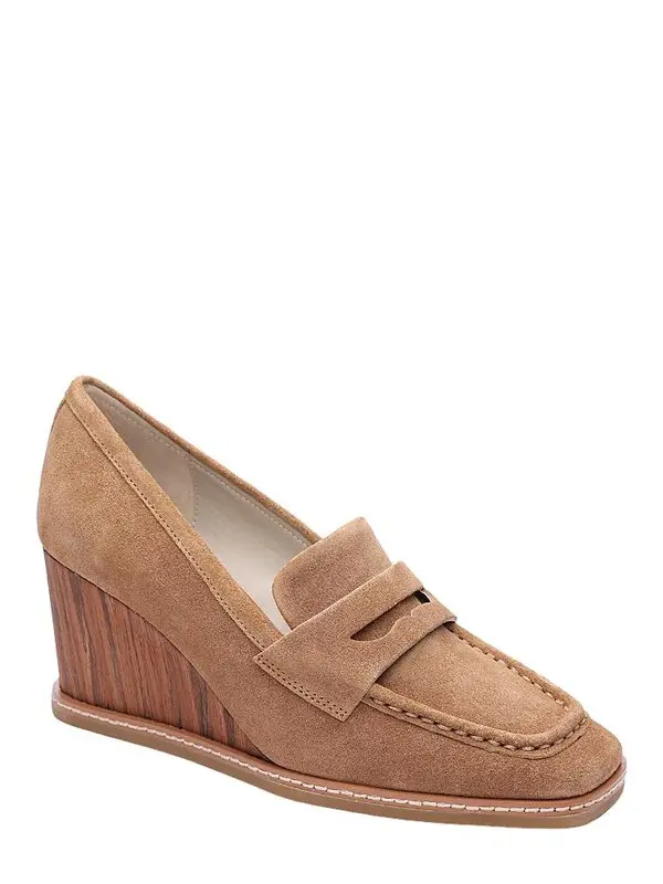 Sanctuary Cadence Wedge Loafer Pumps - Acorn