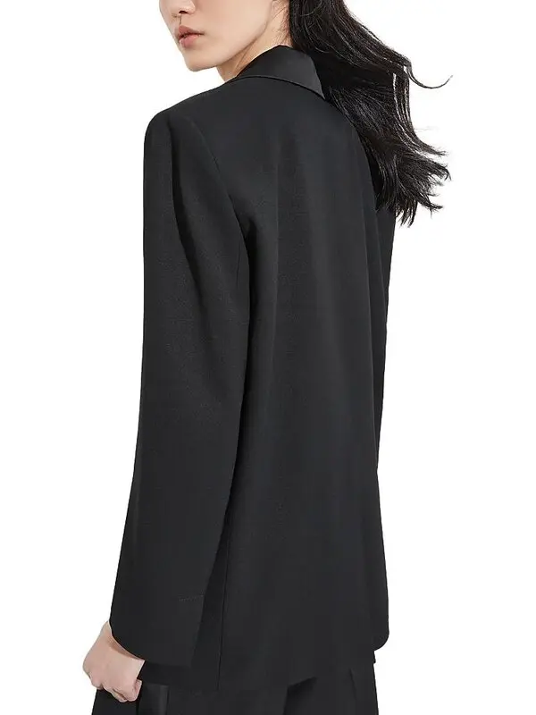 Max & Co. Tuxedo Blazer - Black