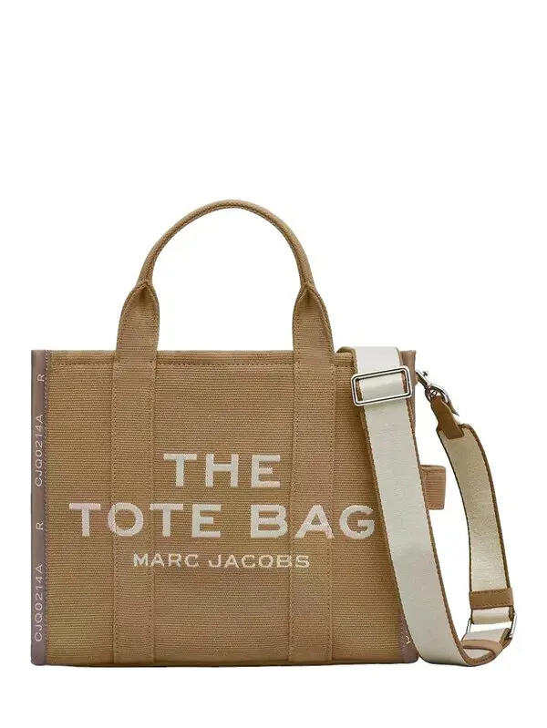 Marc Jacobs Jacquard Logo-detail Cotton Tote Bag - Neutrals