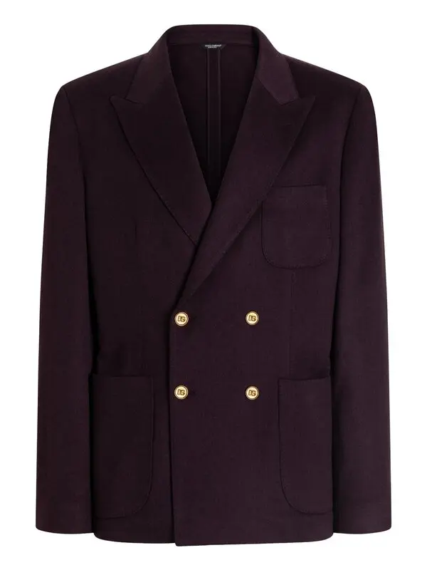 Dolce & Gabbana Portofino Cashmere Jacket - Purple