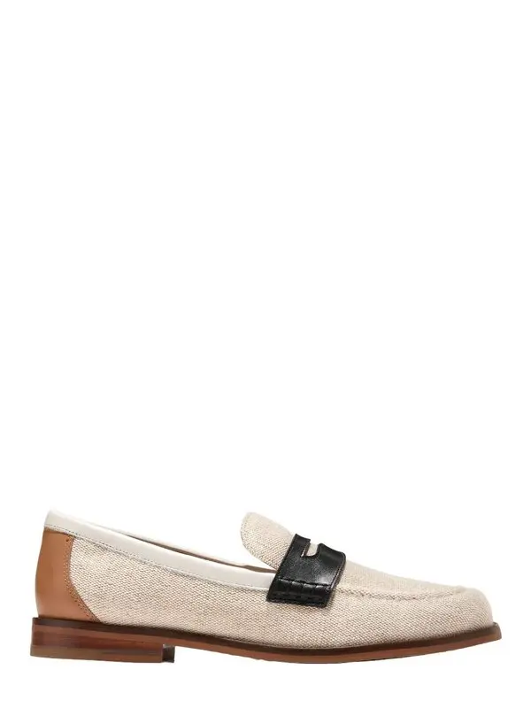 Cole Haan Lana Lux Remastered Penny Loafers - Black-ivory Biscuit