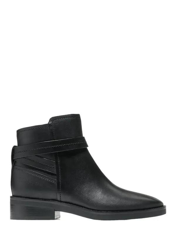 Cole Haan Rosalyn Ankle Strap Waterproof Boots - Black