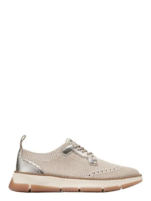 Cole Haan Zerøgrand Rella Stitchlite™ Oxfords - Ivory-gold Metallic