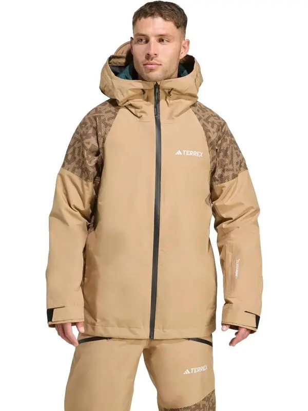Adidas Xperior Hybrid Primeknit Climaproof+ Jacket - Cardboard